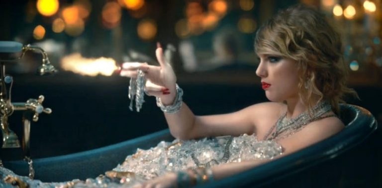 Taylor Swift’s diamond filled bathtub