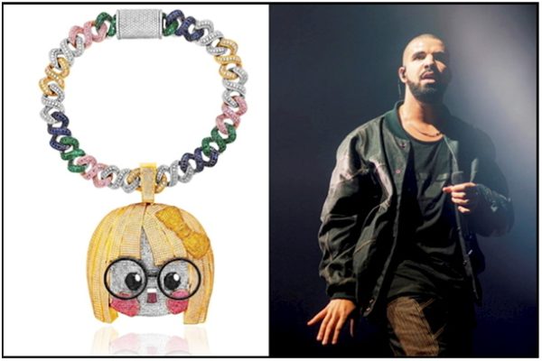 Rapper Drake’s Heavyweight Diamond Necklace